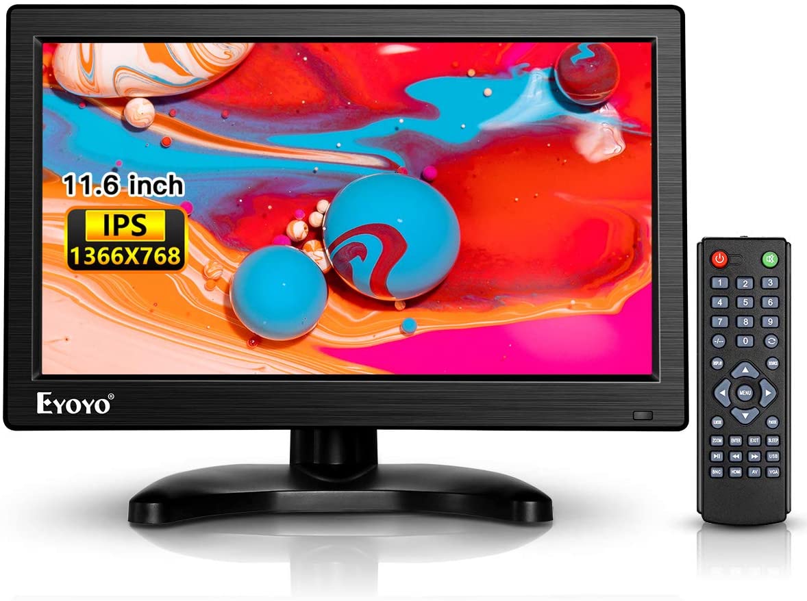 Eyoyo EM12O Small HDMI Monitor, 12 Inch Monitor 1366x768 IPS Screen ...