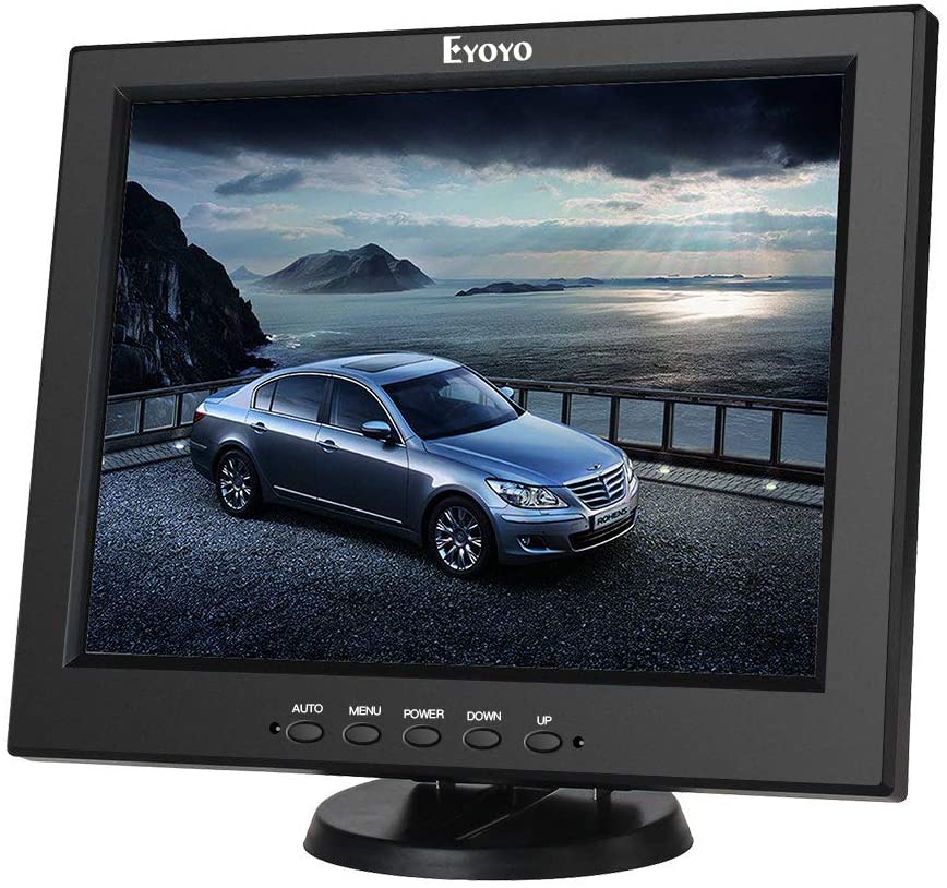 Eyoyo EM12A 12 Inch HDMI Monitor with BNC VGA AV HDMI Input 800x600 ...