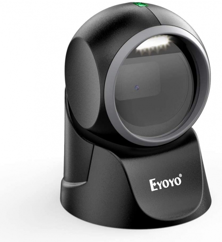 Eyoyo EY-7130 1D 2D Desktop Barcode Scanner, with Automatic Sensing ...