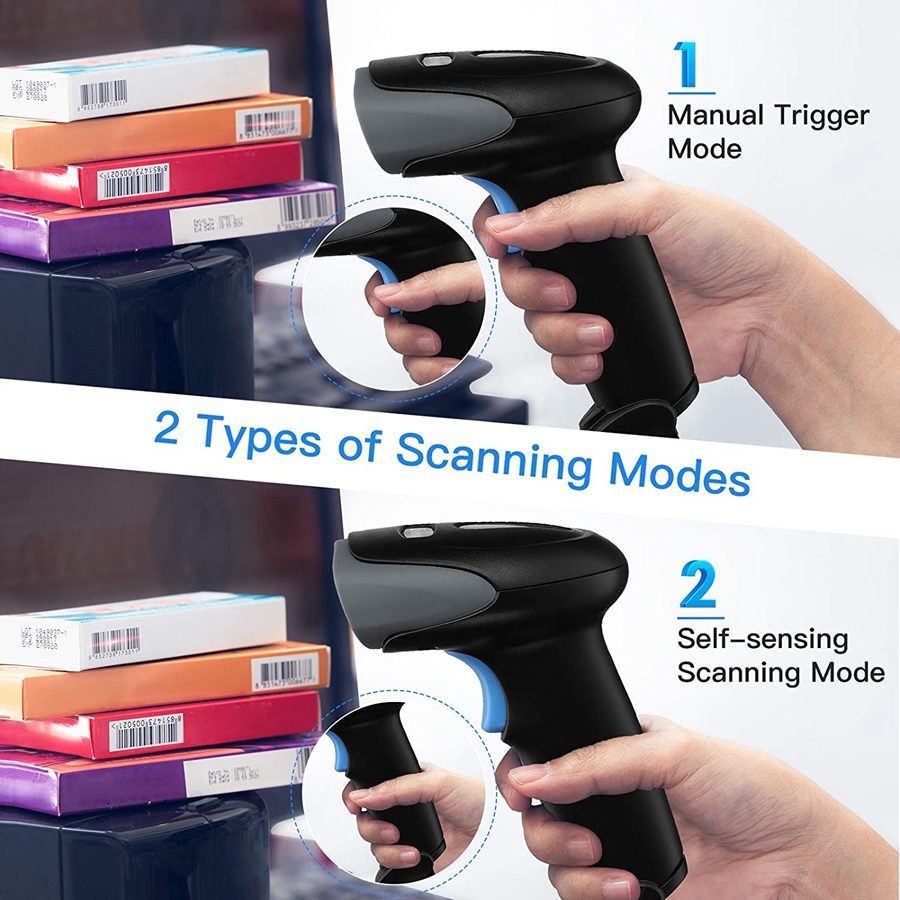 Eyoyo EY-019Y Barcode Scanner USB, Handheld Wired 1D 2D QR Barcode ... Eyoyo EY-019Y Barcode Scanner USB, Handheld Wired 1D 2D QR Barcode ...