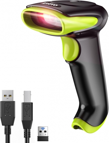 Eyoyo 1D 2D QR Code Scanner, 3 in 1 Bluetooth 2.4G Wireless Barcode ...