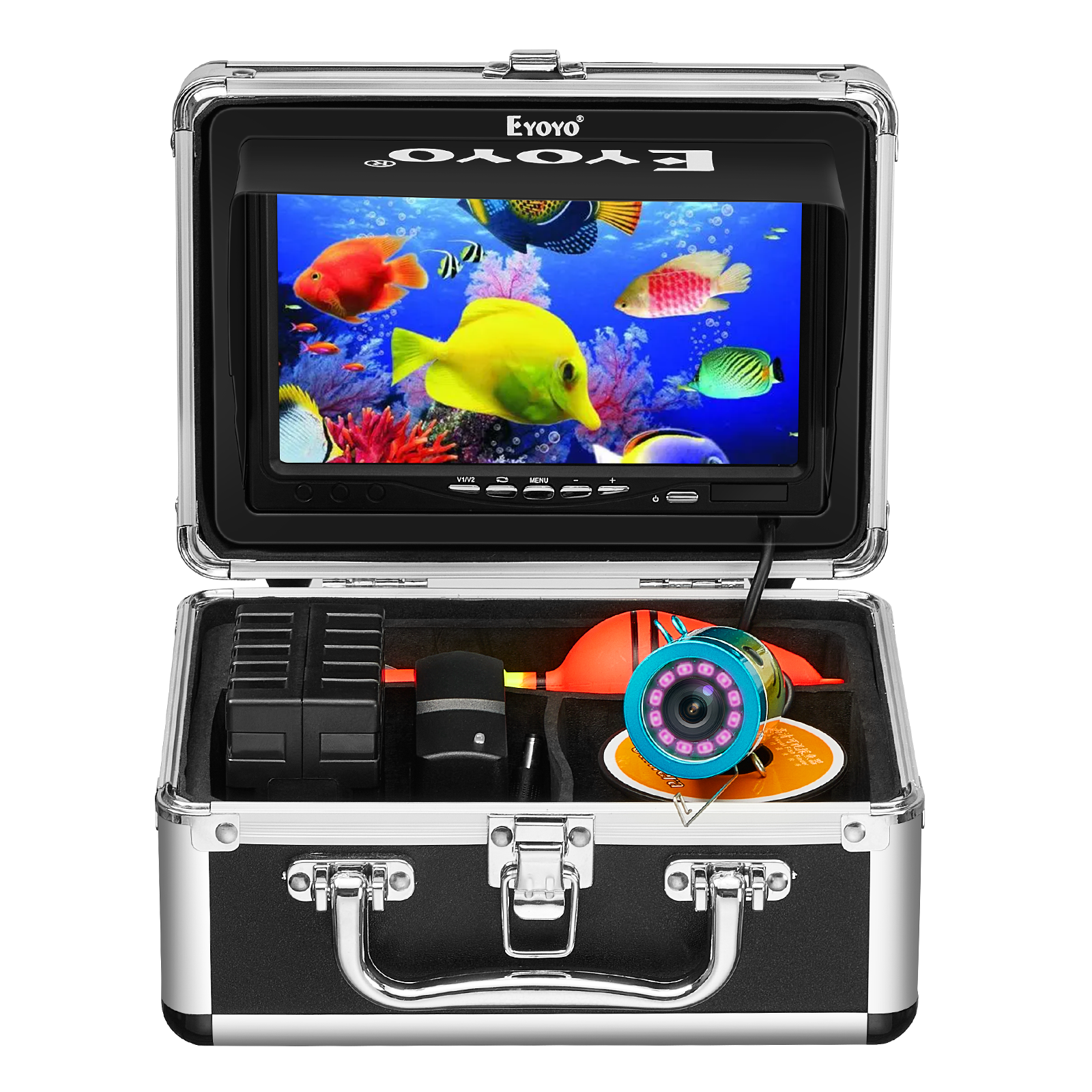 Eyoyo Underwater Fishing Camera 7 inch LCD Monitor Fish Finder ...