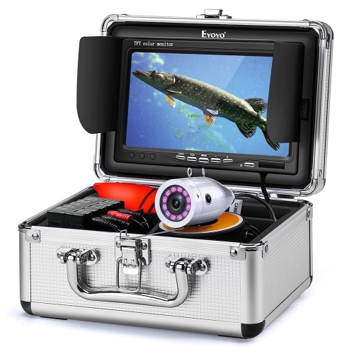 Eyoyo Underwater Fishing Camera 7 inch Color Screen 1000TVL Waterproof ...